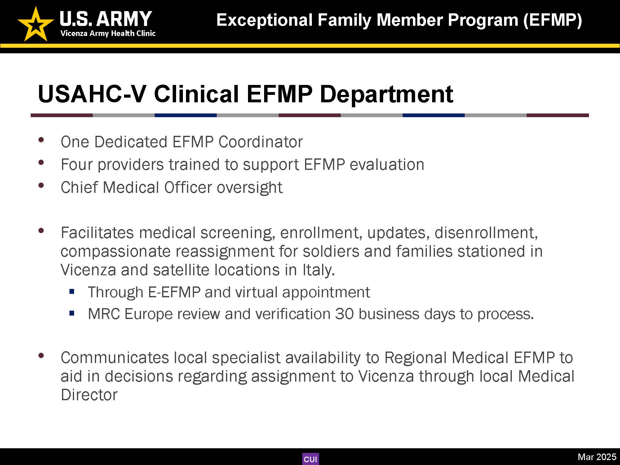 Military Health System Europe > Clinics > Vicenza Army Health Clinic ...